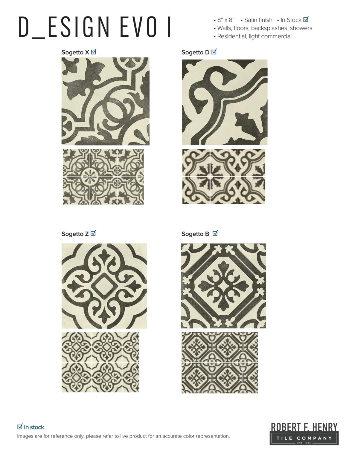 Design Evo Tile - Robert F. Henry Tile